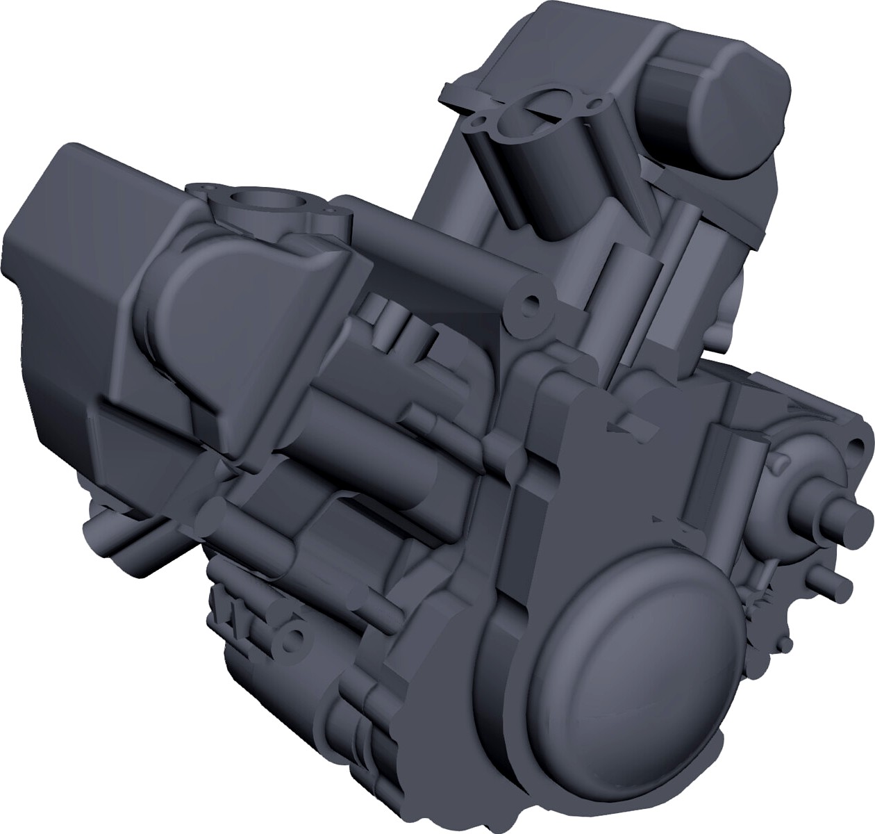 Aprilia SXV 550 Engine 3D CAD Model