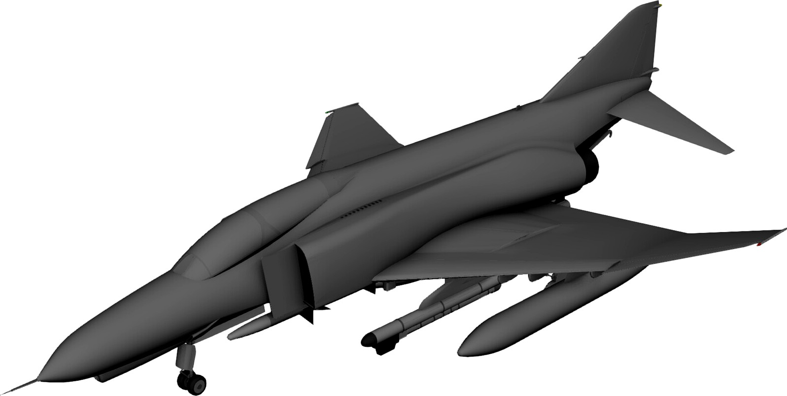 F-4E Phantom 3D CAD Model