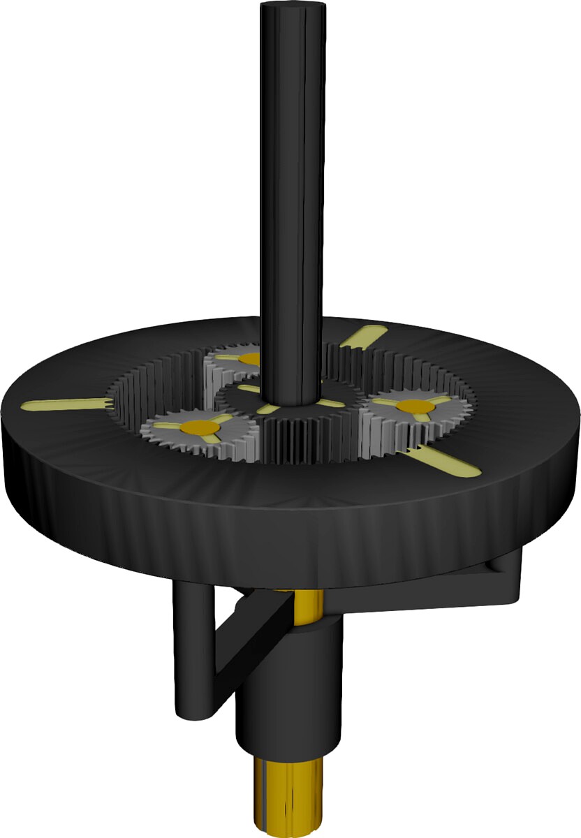 Planetary Gear 3D CAD Model