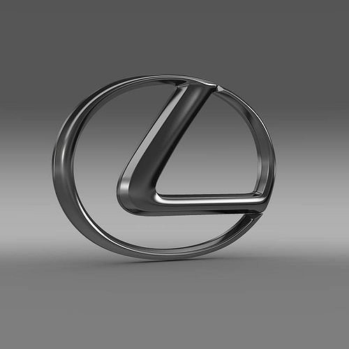 LEXUS Logo 3d model