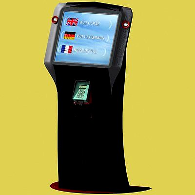 Vending terminal 3d model