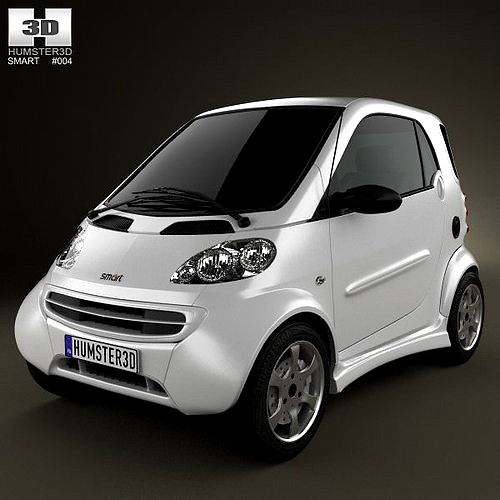 Smart Fortwo 1998 3d model
