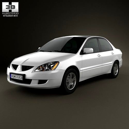 Mitsubishi Lancer Ralliart sedan 2004 3d model