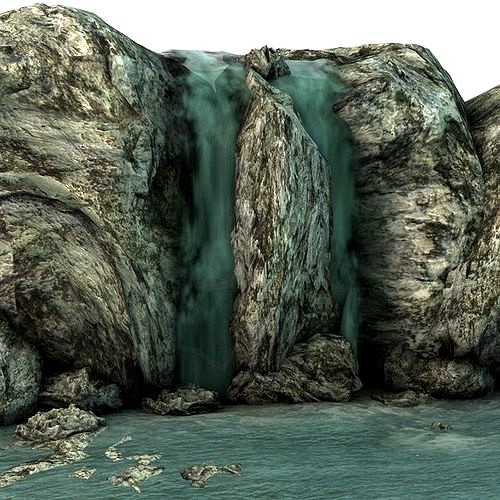 Waterfall 3d model
