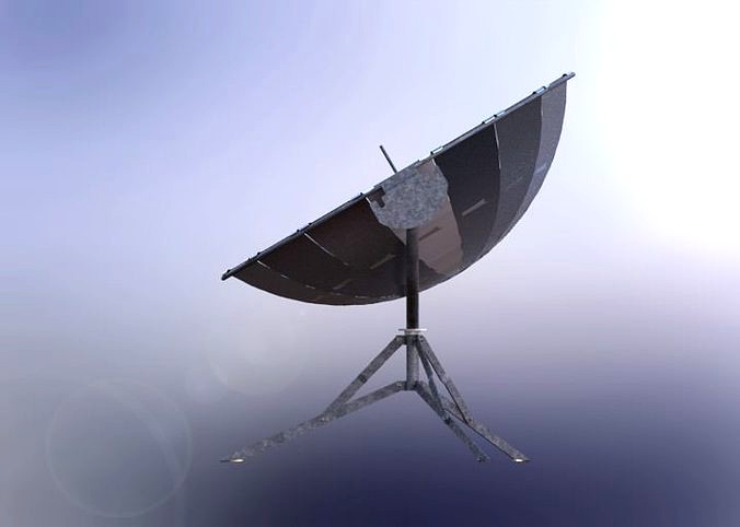 Solar cooker 3d model
