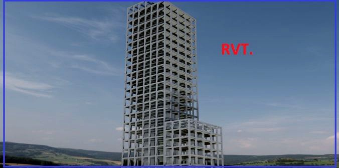 Revit Tower Basic Project 3d model