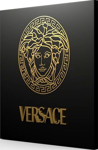 versace logo 2 3d model