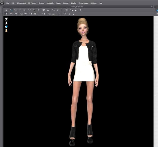 new Avatar for Marvelous Designer and Clo 3d model