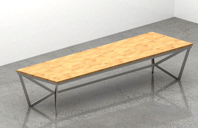 Meeting table 3d model