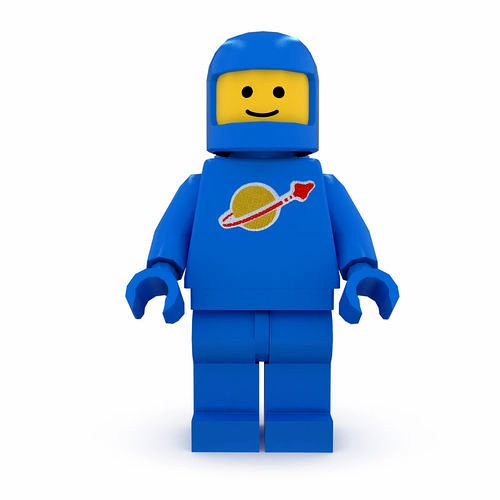 Lego Spaceman 3d model