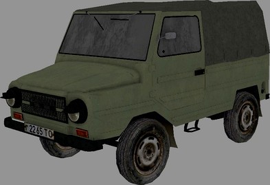 Soviet Vehicle LUAZ 969 3d model