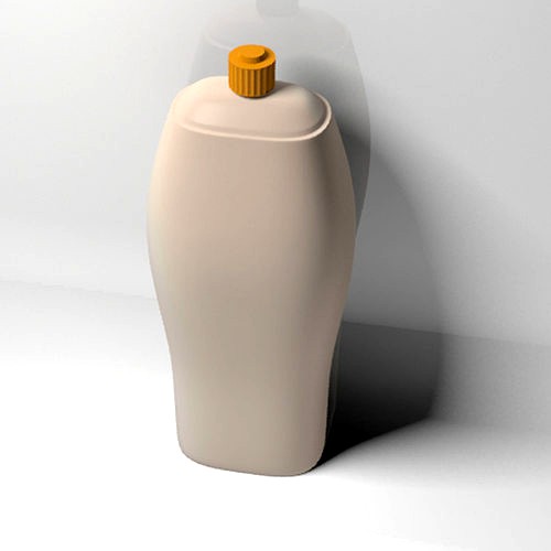 Shampoo Bottle 3d model
