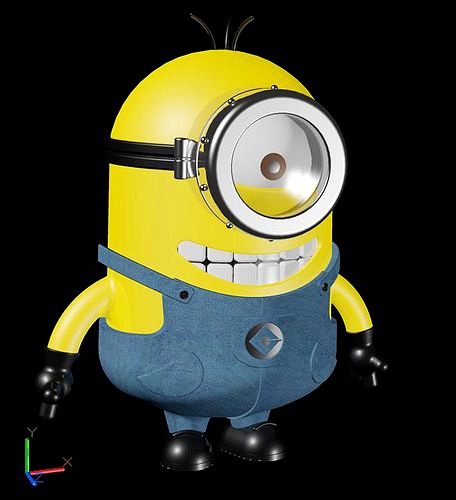 One Eyed Minion 3d model