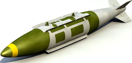 GBU-31 Mk 84 JDAM Bomb 3d model