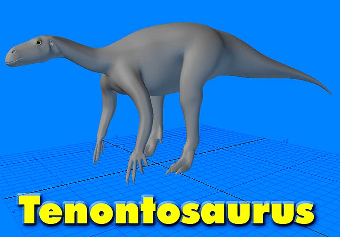 Tenontosaurus Dinosaur 3d model