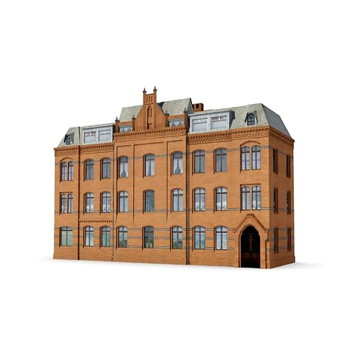 Architectural Vintage Building 3d model
