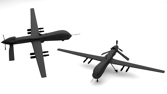 Predator Type Drones 3d model