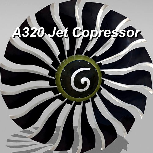 Airbus 320 Neo Jet Blade 3d model