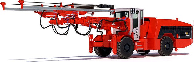 Sandvik DD421 Mining Jumbo 3d model