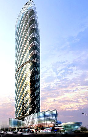 Artistic Skyscraper Design 3d model