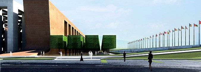 Exotic Building Design 3d model