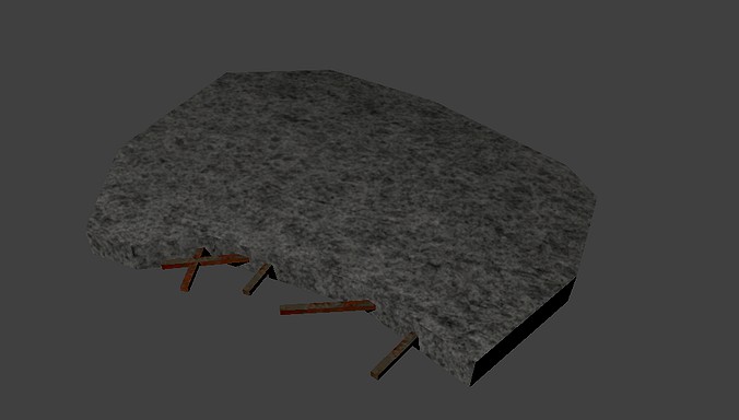 Destroyed Concrete 3d model
