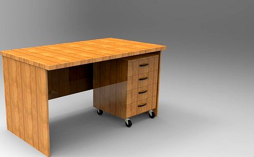 Office Table 3d model