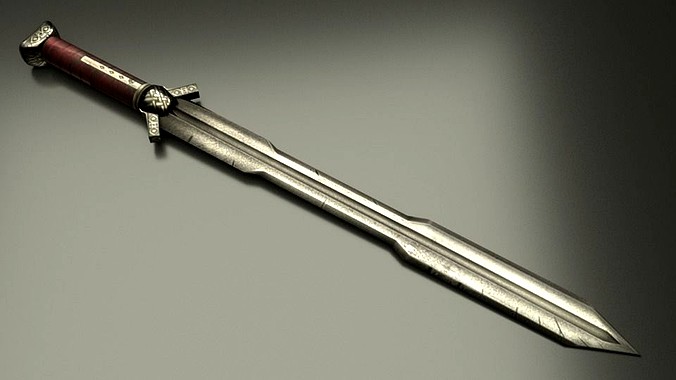 Kili Hobbit Sword 3d model