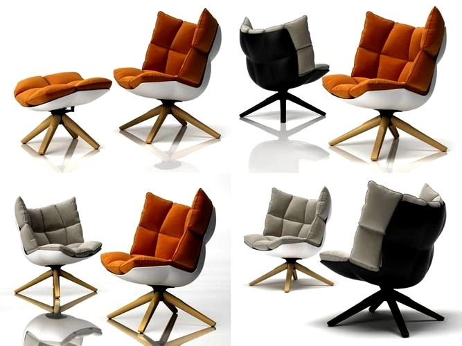 Husk armchair 3d model