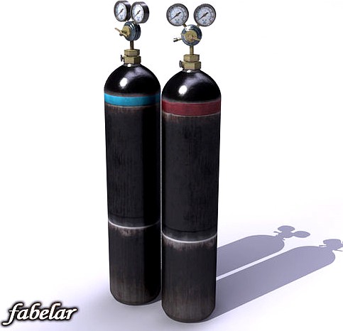 Nitro tanks 3d model