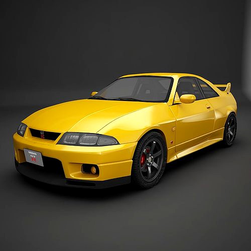 Nissan GTR- R33 3d model