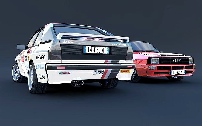 Audi quattro S1 3d model
