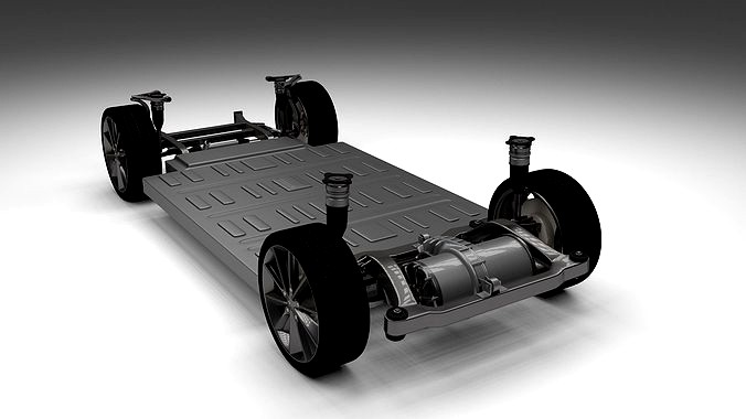 Tesla Model S Chassis 3d
