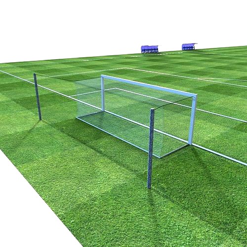 Football Pitch 3d model