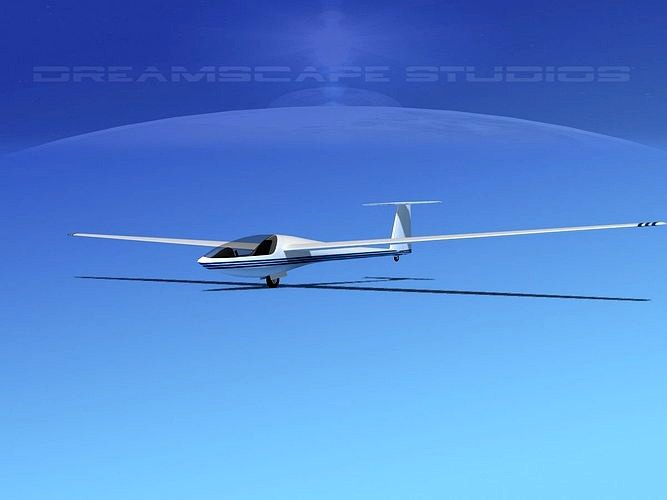 DG-400 15-Metre Motorglider V05 3d model