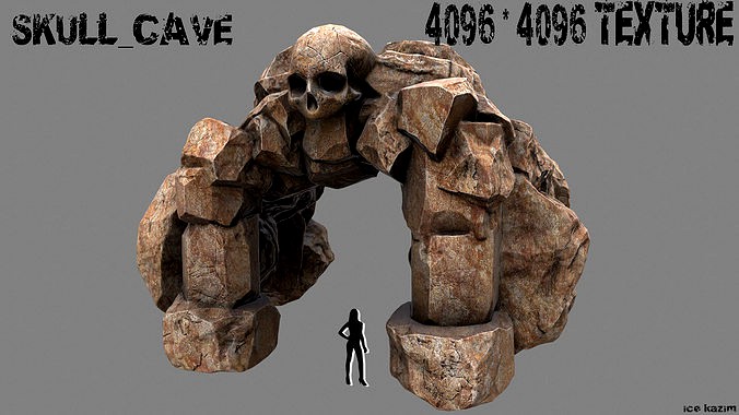 Skull Cave 3d model