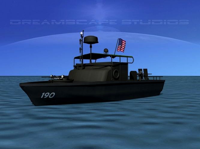 PBR Patrol Boat Riverine 3d model