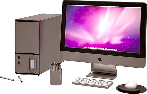 Pc Set 001 APPLE 3d model