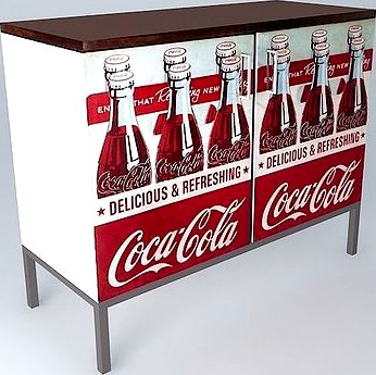 COCA-COLA Buffet 3d model