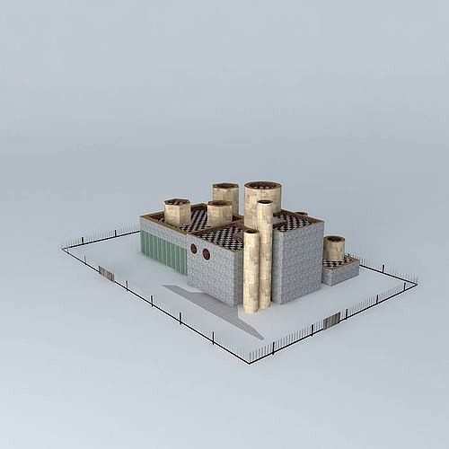 Checkers Industrial Building 3d model