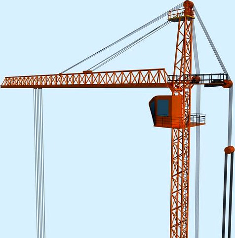 Tower Crane 3d model