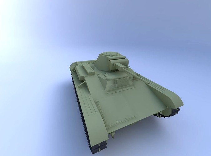 T-60 Tank 3d model