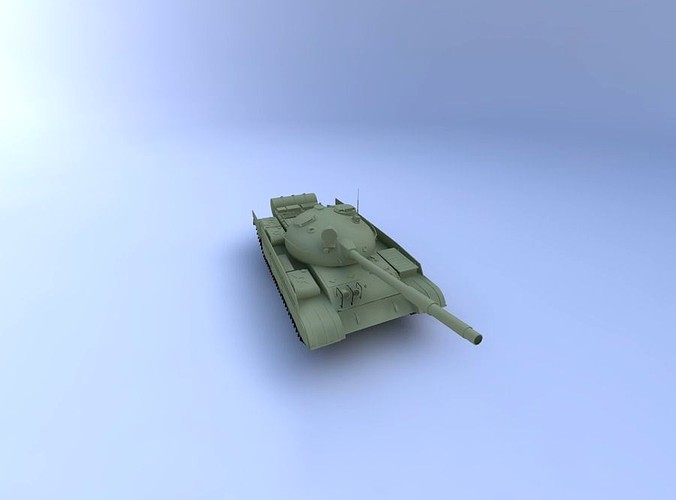 T-62M Tank 3d model