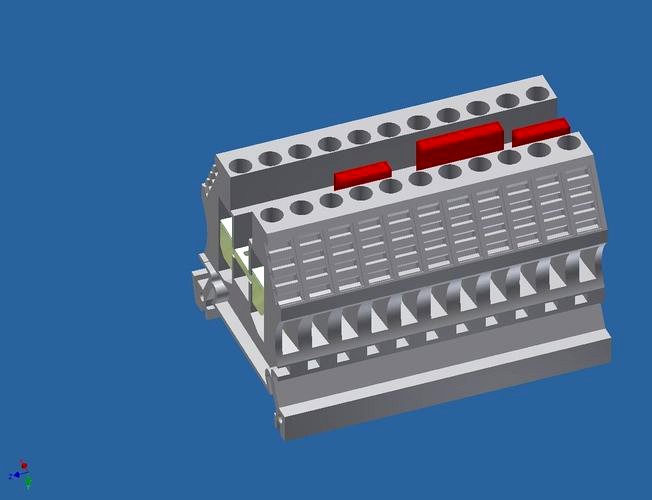 electrical terminal block 3d model