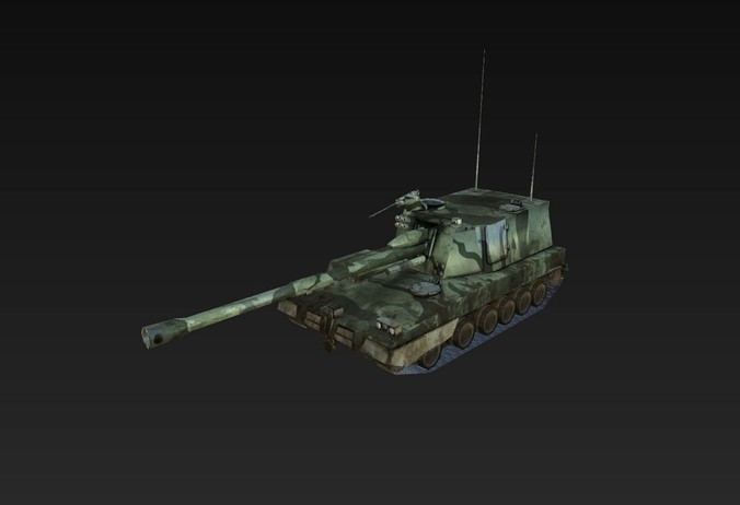 Tank K9 - Thunder 3d model