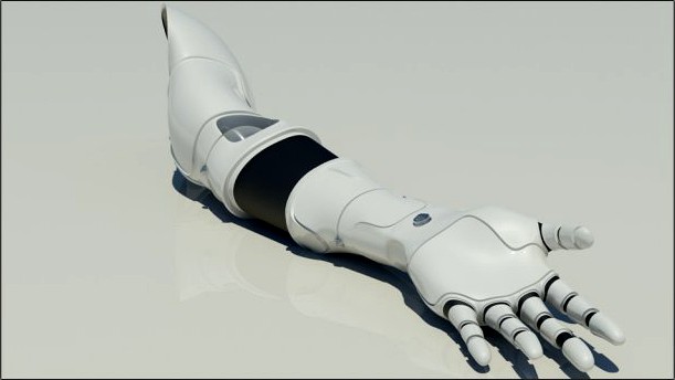 Download free Cybernetic Arm 3D Model