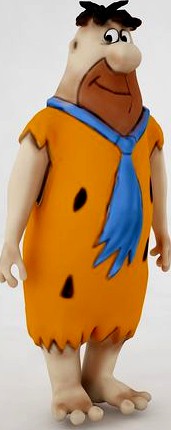 Fred Flintstone 3d model