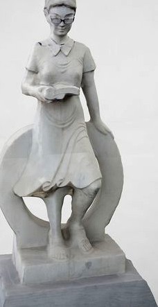 Teachers statue 3d model