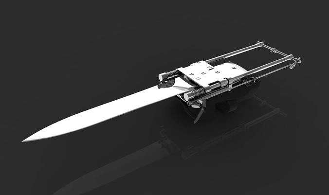 SAW Gauntlet Weapon 3d model