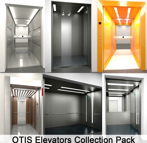 OTIS Elevators Collection Pack 3d model